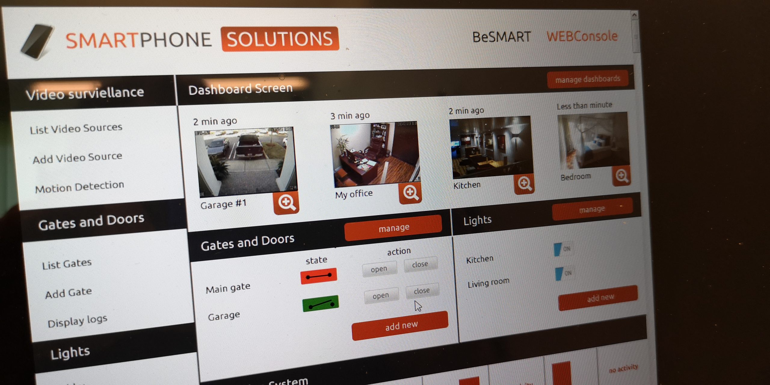 What is BeSmart Web Console - Smart homes - smartphone control